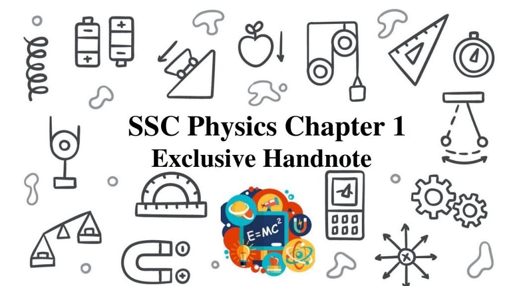 SSC Physics Chapter-1 {Mathematical Ques & Solutions} Hand Note. এস.এস.সি.পদার্থবিজ্ঞান ১ম ...